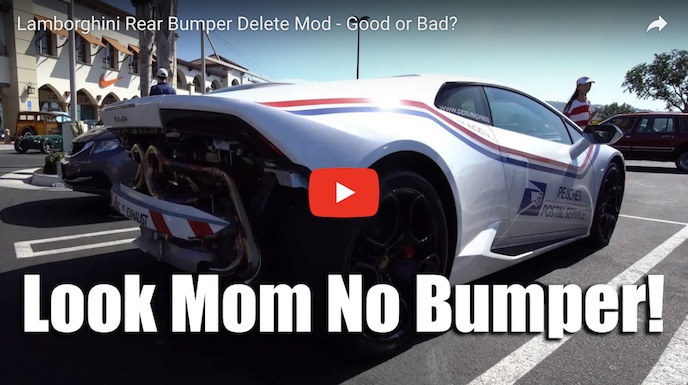 Lamborghini Rear Bumper Delete Mod - Good or Bad? - John Chow dot Com