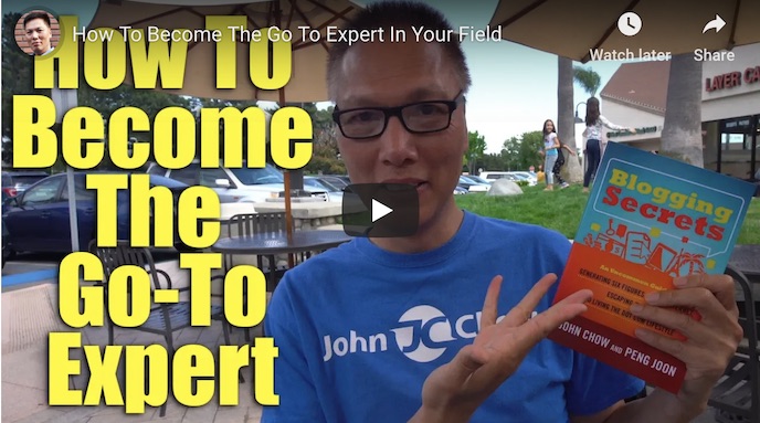 How I Became The Go To Expert - John Chow dot Com