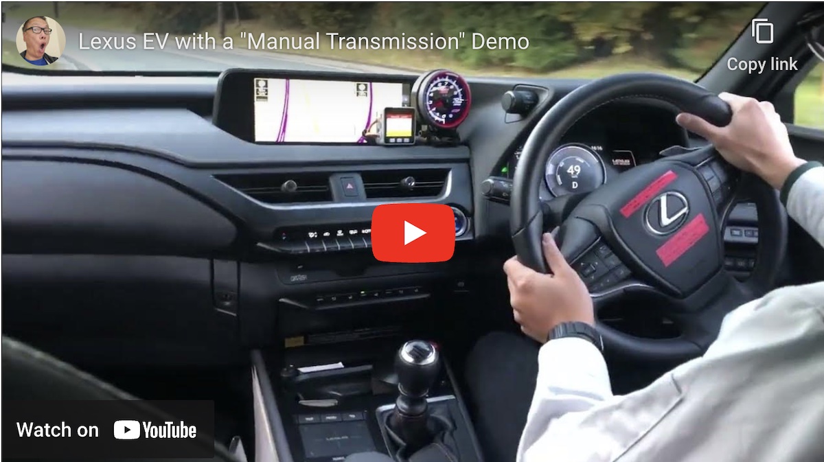 Lexus Is Developing A "Manual Transmission" for Electric Cars